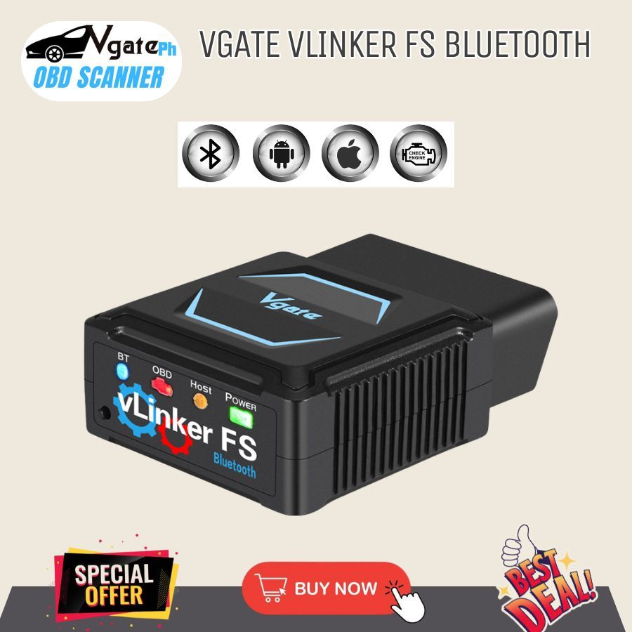 Vgate Vlinker Fs Bluetooth | Shopee Philippines