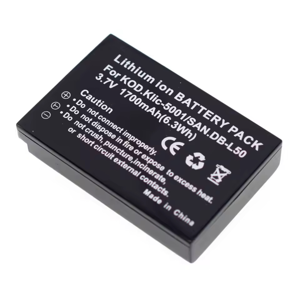 DB-L50 Battery For Sanyo Xacti VPC-FH1A FH11 VPC-TH1 TH2 VPC-VH1 VPC ...