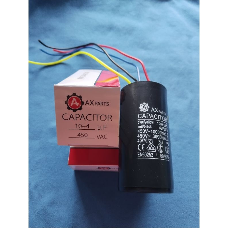 10+4uf dual capacitor for washing machine and dryer | Shopee Philippines