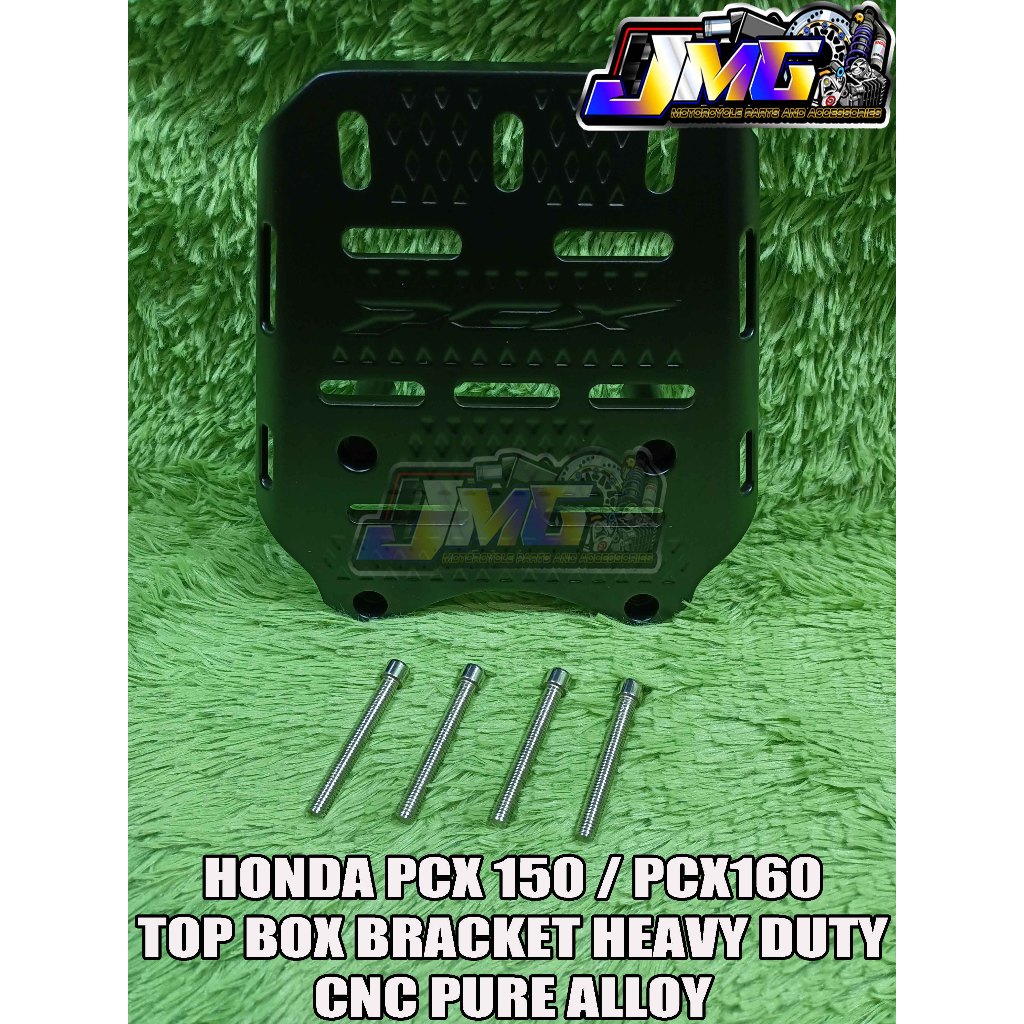 HONDA PCX 150 / PCX 160 TOP BOX BRACKET CNC PURE ALLOY HEAVY DUTY ...