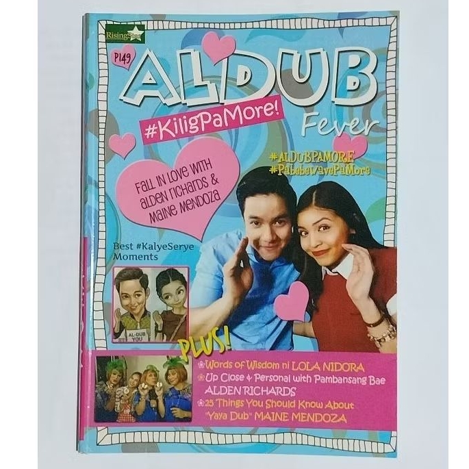 ALDUB Fever Alden Richards Maine Mendoza Kilig Pa More Collectible ...