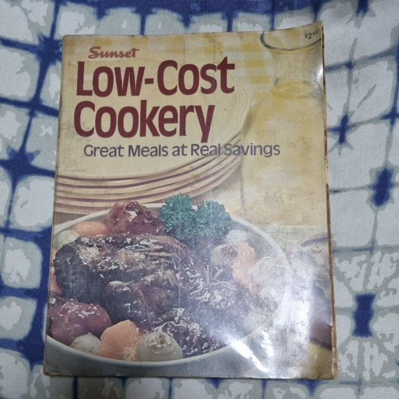 Sunset Low Cost Cookery Vintage Cookbook From the 70s | Shopee Philippines