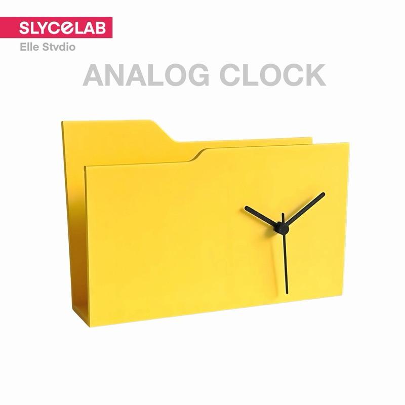 SLYCELAB Folder Clock 3D Print With Picture Frame Laptop Folder Desk ...