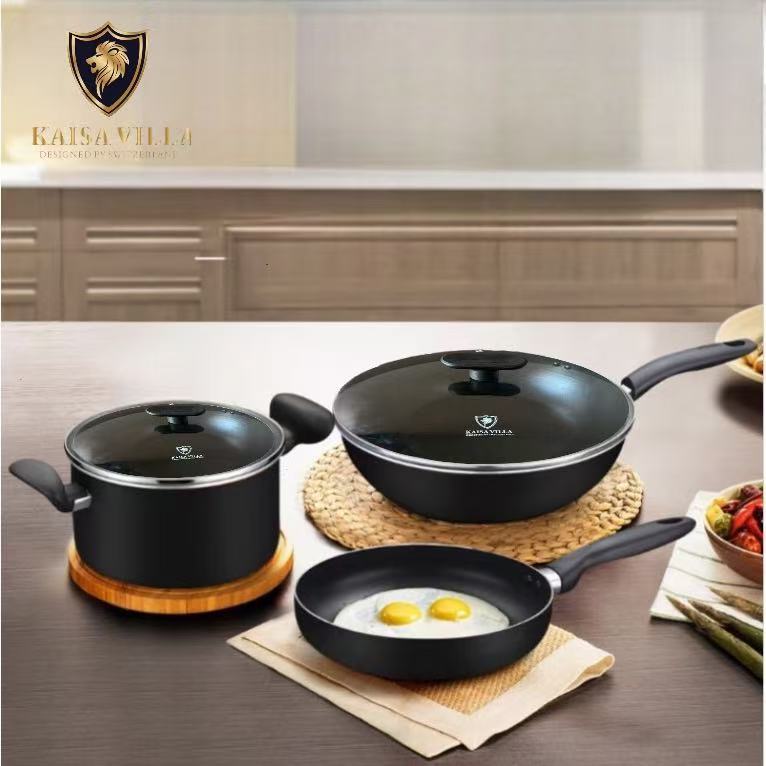 Kaisa Villa Frying Pan Steamer Kitchen Non-Stick Pan Household Gas ...