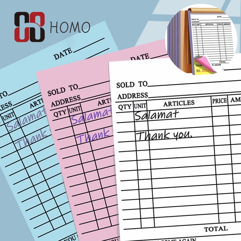 10pcs Carbonized Resibo Receipt Wholesale Price Receipt Payment ...