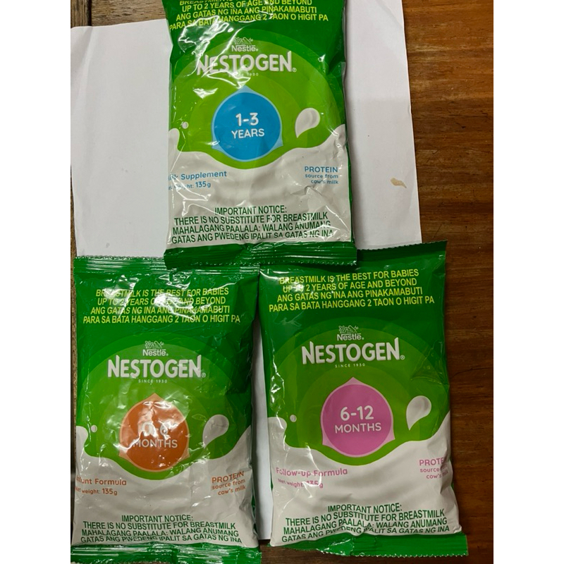 NESTOGEN 110g 0-6 mos, 6-12mos, 1-3years | Shopee Philippines