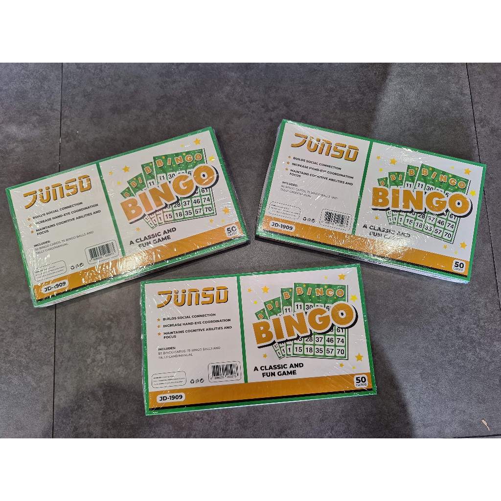 Bingo cards 50cards and numbers set | Shopee Philippines