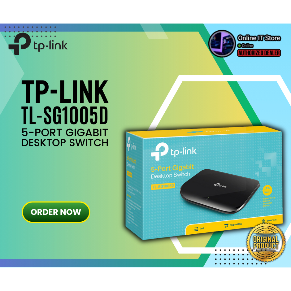 TP-Link TL-SG1005D 5-Port Gigabit Switch | Shopee Philippines