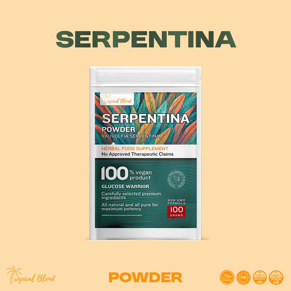Serpentina Powder Food Supplements Pure and Organic FDA Approved (100g ...