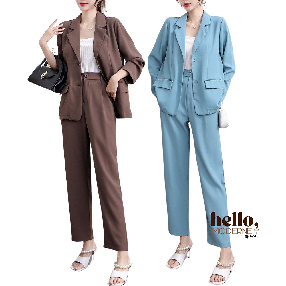 Hello Moderne Terno Set Blazer Trouser Women S-L Terno for Women Not ...