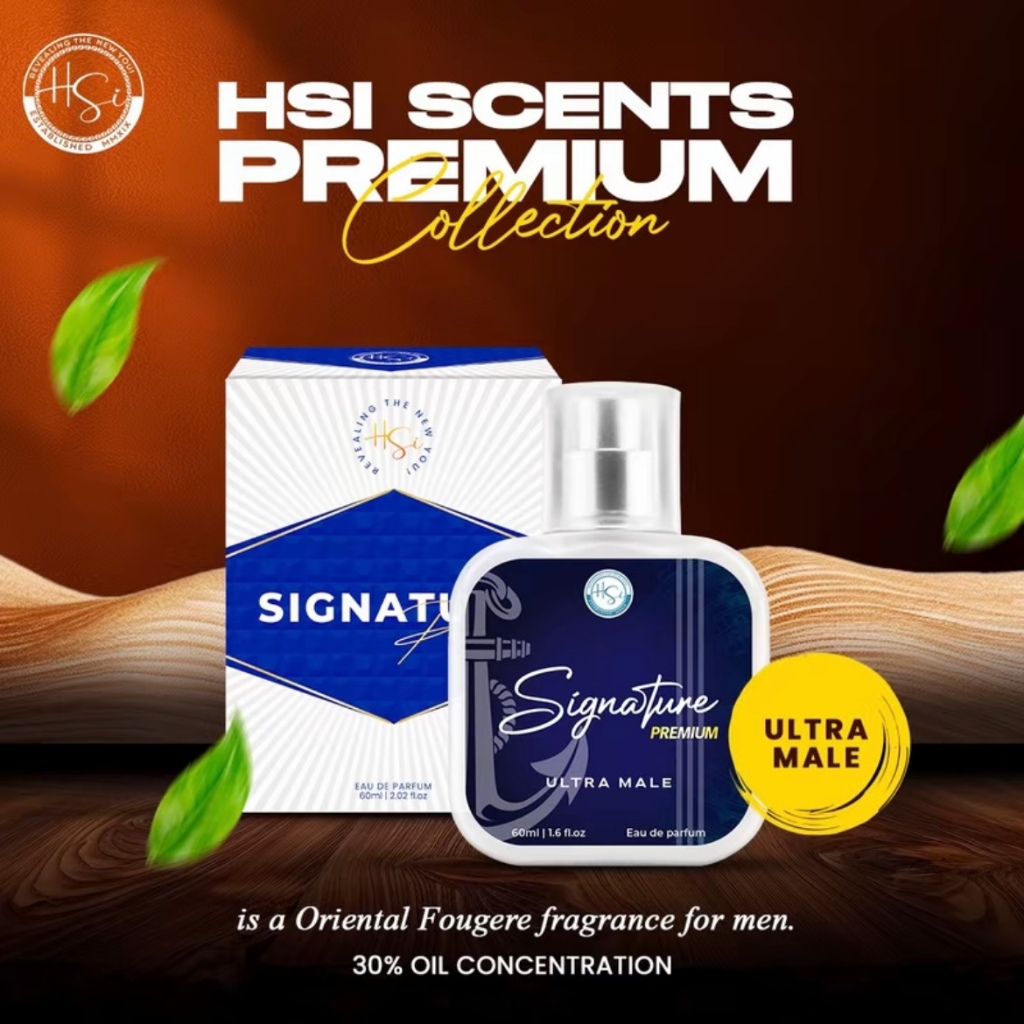 Ultra Male Perfume 60ml Premium Edition By HSI Scents Collection ...