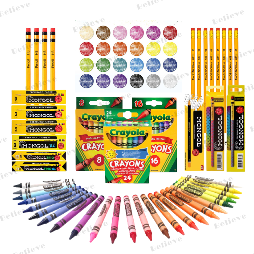 24colors crayon set crayola original coloring crayons for students kids ...