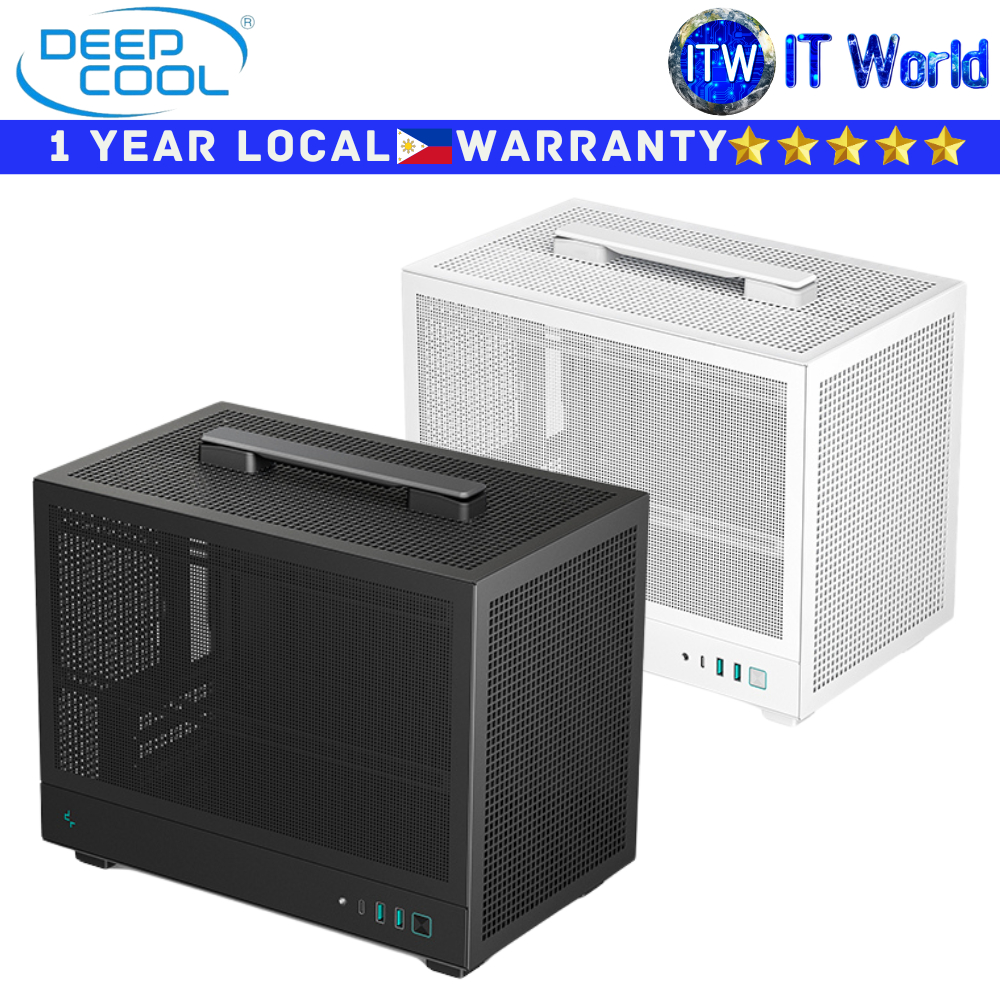 Deepcool Computer PC Case CH160 Mesh Portable High Airflow mini-ITX ...