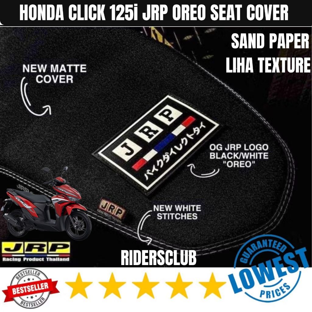 ORIGINAL JRP OREO SEAT COVER FOR for HONDA CLICK 125i LIHA TYPE JRP ...