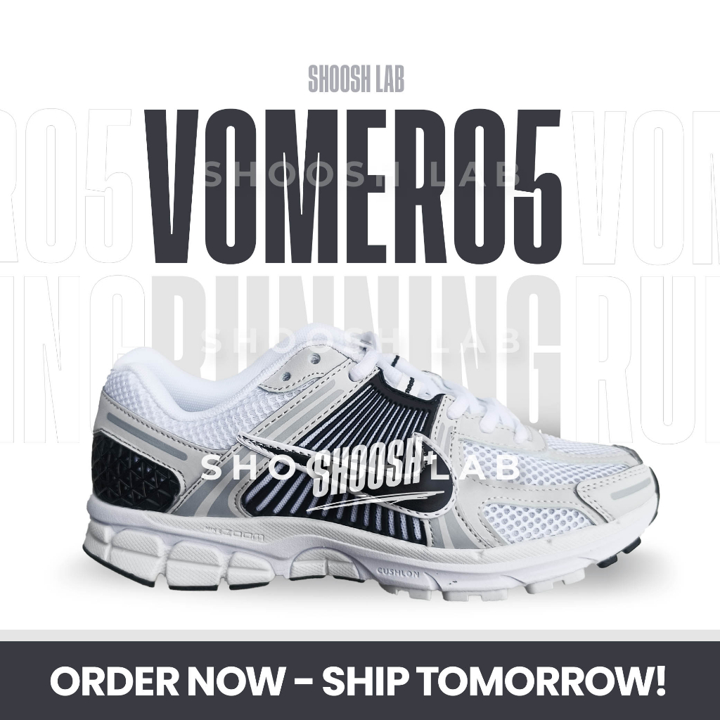 Authentic Quality Vomero Sneakers Shoes Silver White For Men & Women ...