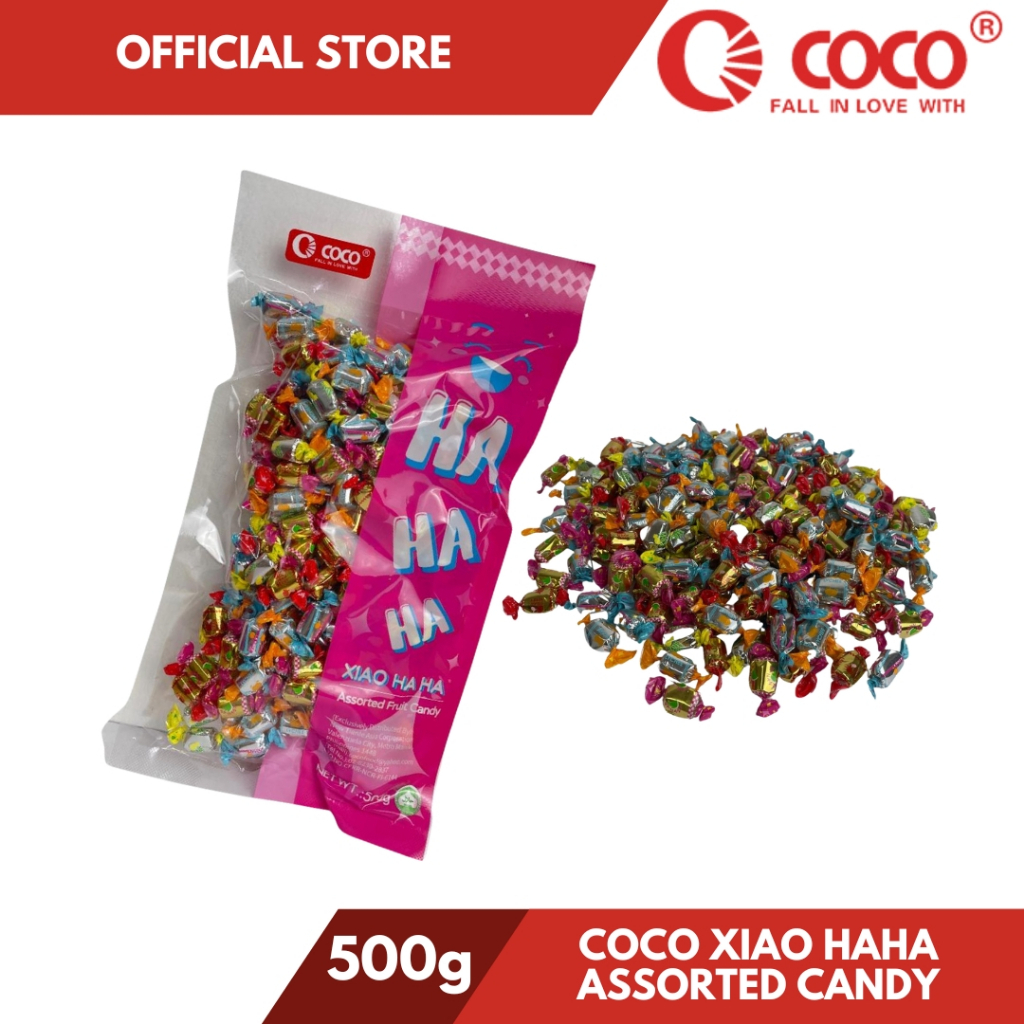 COCO XiaoHaHa Assorted Fruit Hard Candy 500g |Sharing Bag/Good For ...