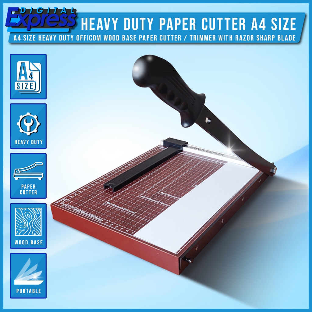 Officom A4 Paper Cutter Wood Manual Paper Cutter Office Photo Paper ...