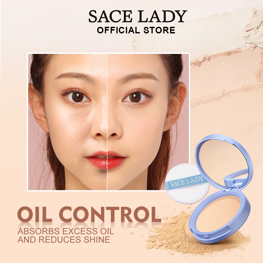 SACE LADY Waterproof Face Powder Oil Control Long Lasting Setting Spray ...