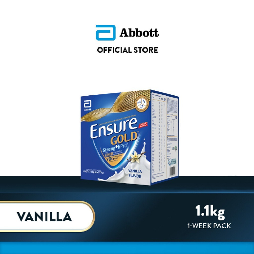 Ensure Gold with Streng+hPro Vanilla 1.1KG For Adult Nutrition | Shopee ...