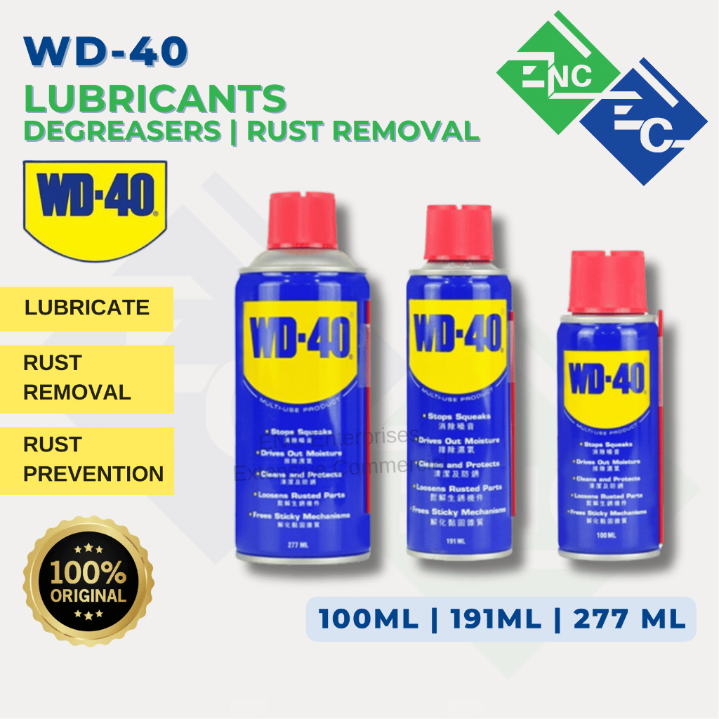 WD-40 | Multi Use Oil | Lubricant | Degreaser | Anti-rust | 100ml | 191ml | 277ml | Shopee ...