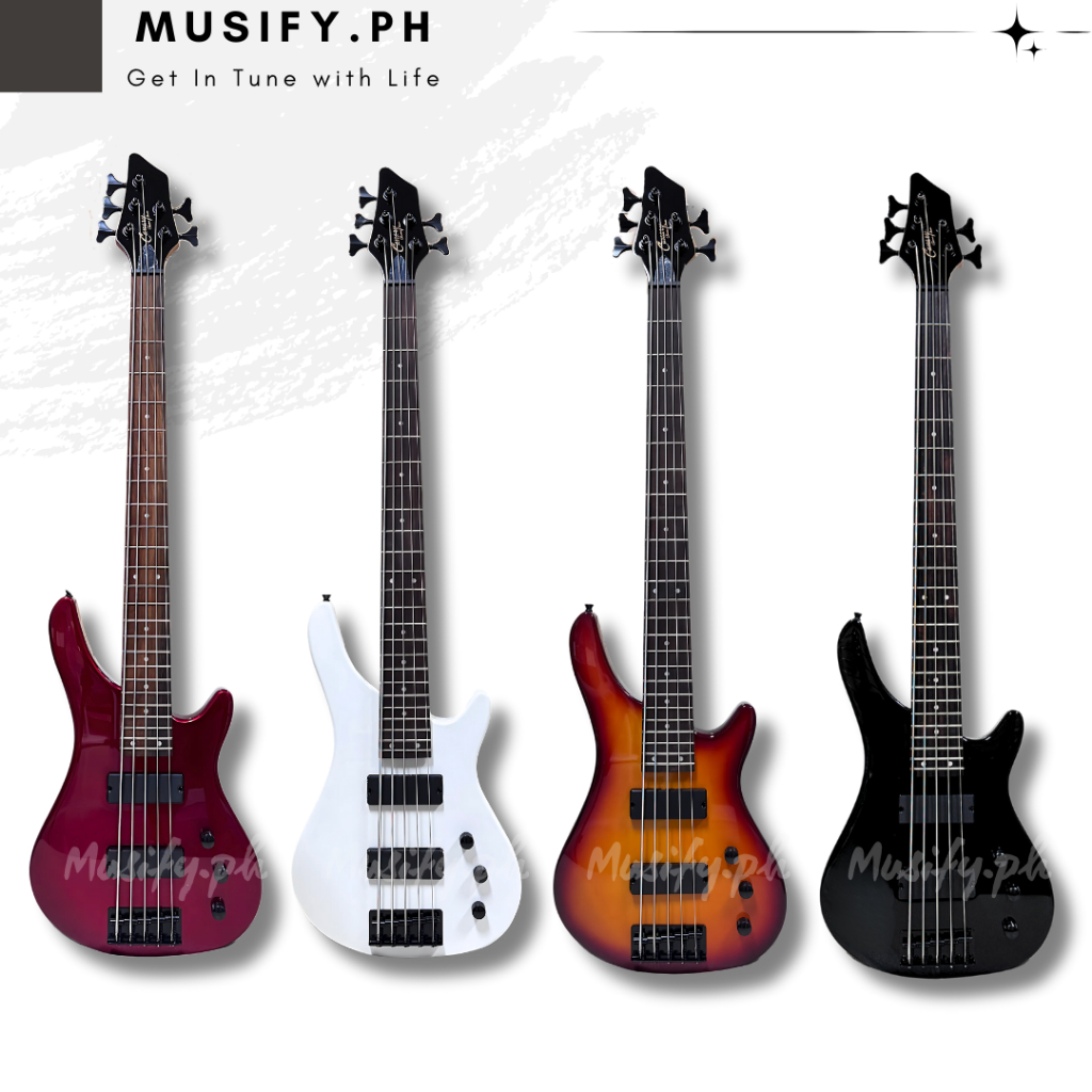 CANARY EB-155 Fusion Five String Bass Guitar | Shopee Philippines