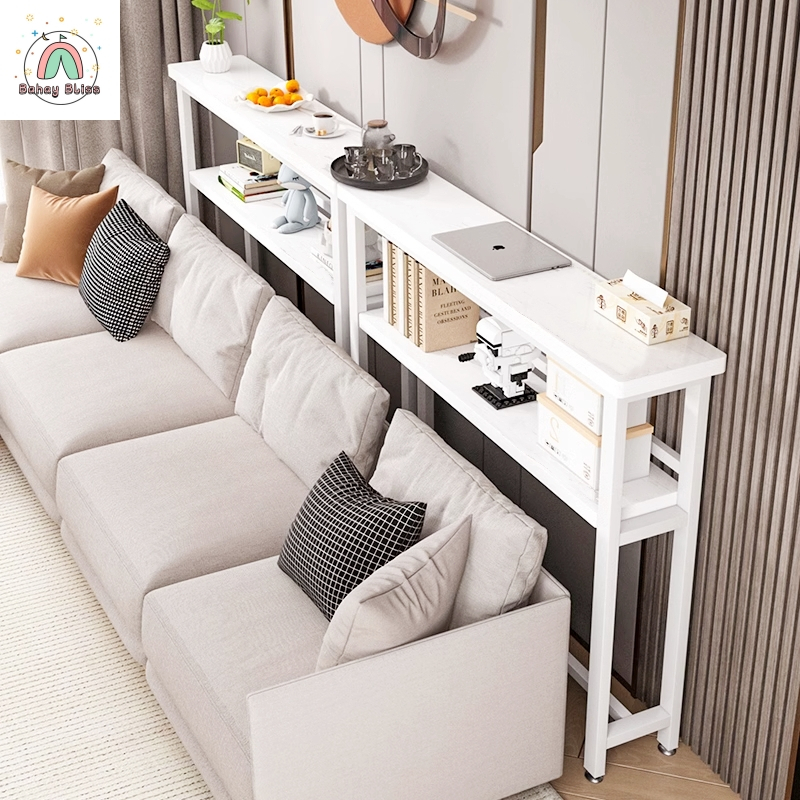 Storage Shelf Living Room Sofa Rear Shelf Wall-backing Bedside table ...