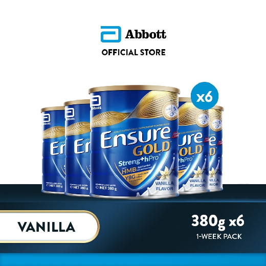 Ensure Gold with Streng+hPro Vanilla 380G For Adult Nutrition Bundle of ...