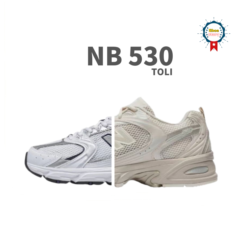 NB 530 "Silver White" mesh shoes Low Top sneakers OEM quality men's and ...