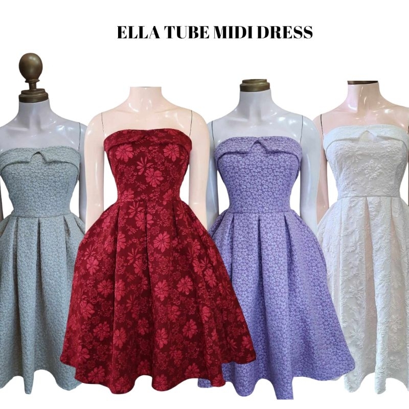 Munda Clothing Ella Tube Midi Dress Regular Size Fits Small to Large ...