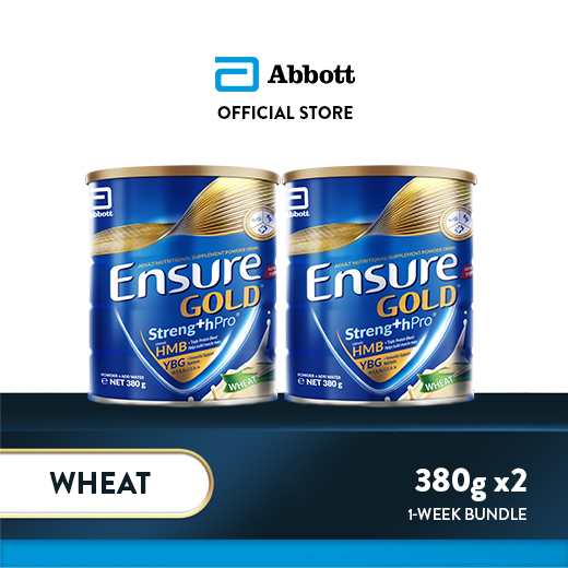 Ensure Gold HMB Wheat 380G For Adult Nutrition Bundle of 2 | Shopee Philippines