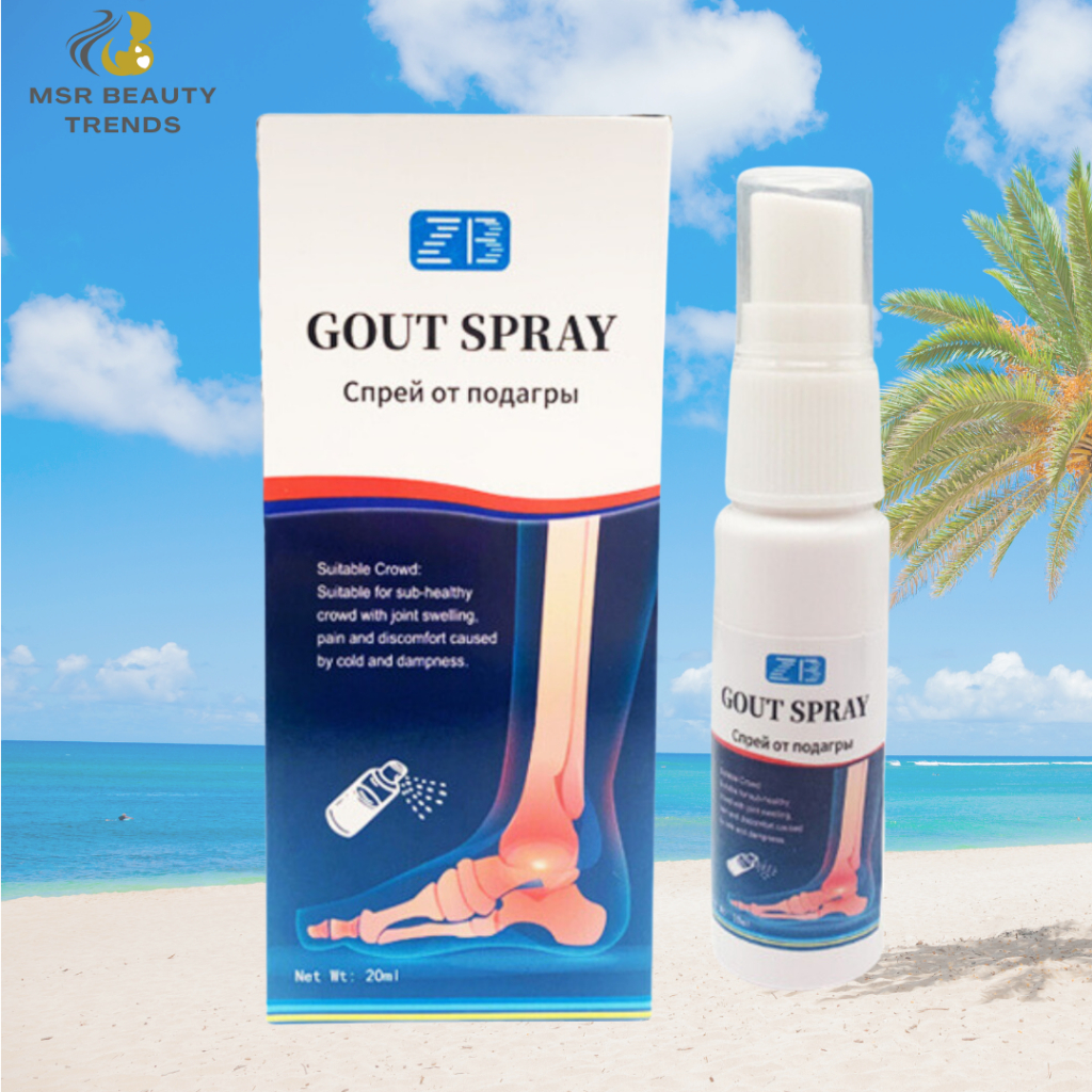 ORIGINAL AND EFFECTIVE Gout Spray Gout Cause Joint Knee Pain Toe Finger ...