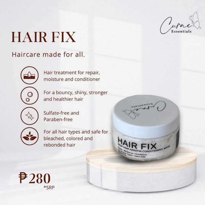Curae Essentials Hair Fix (Conditioning Mask) | Shopee Philippines
