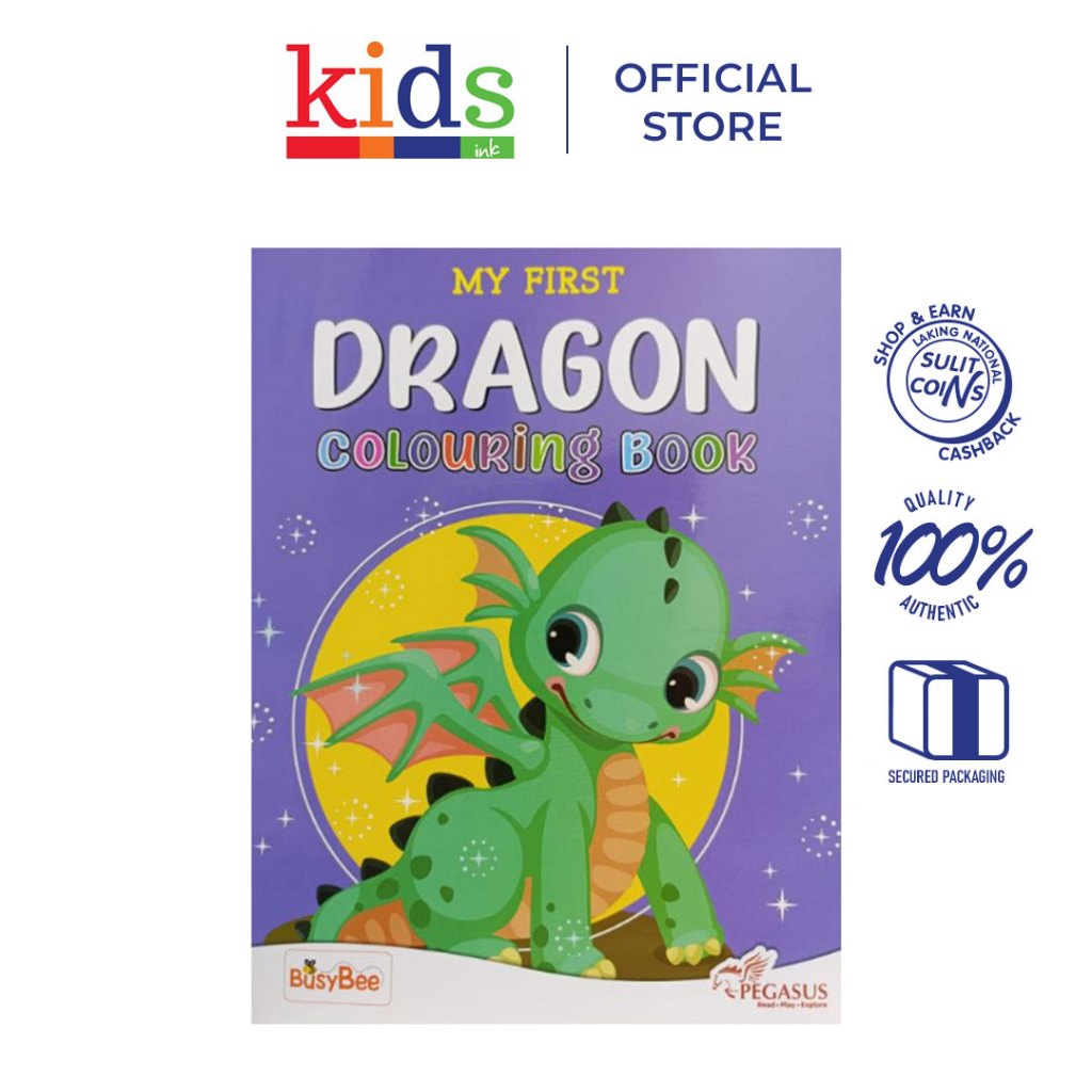 My First Dragon Colouring Book - Kids Ink | Shopee Philippines
