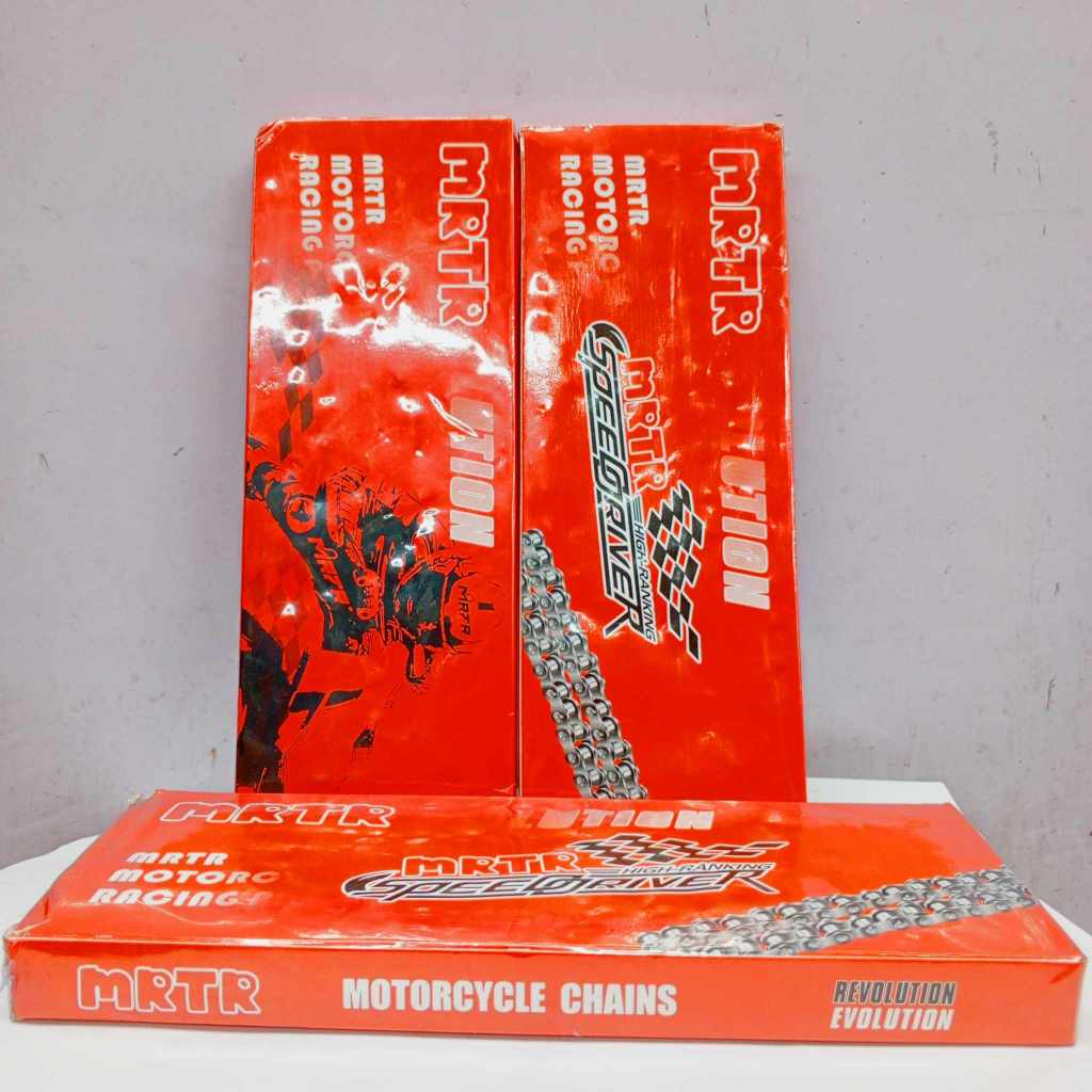MRTR Motorcycle Chain 428H-120L/428H-110L | Shopee Philippines