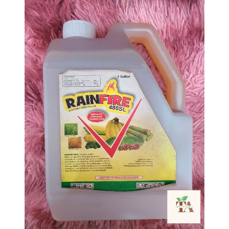 Rainfire Systemic Herbicide Glyphosate 480SL ~ General Weed Killer ...