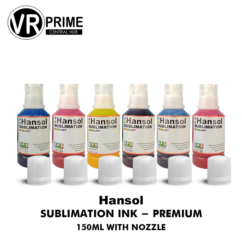 HANSOL SUBLIMATION INK - PREMIUM 150mL - with nozzle - for Printer ...