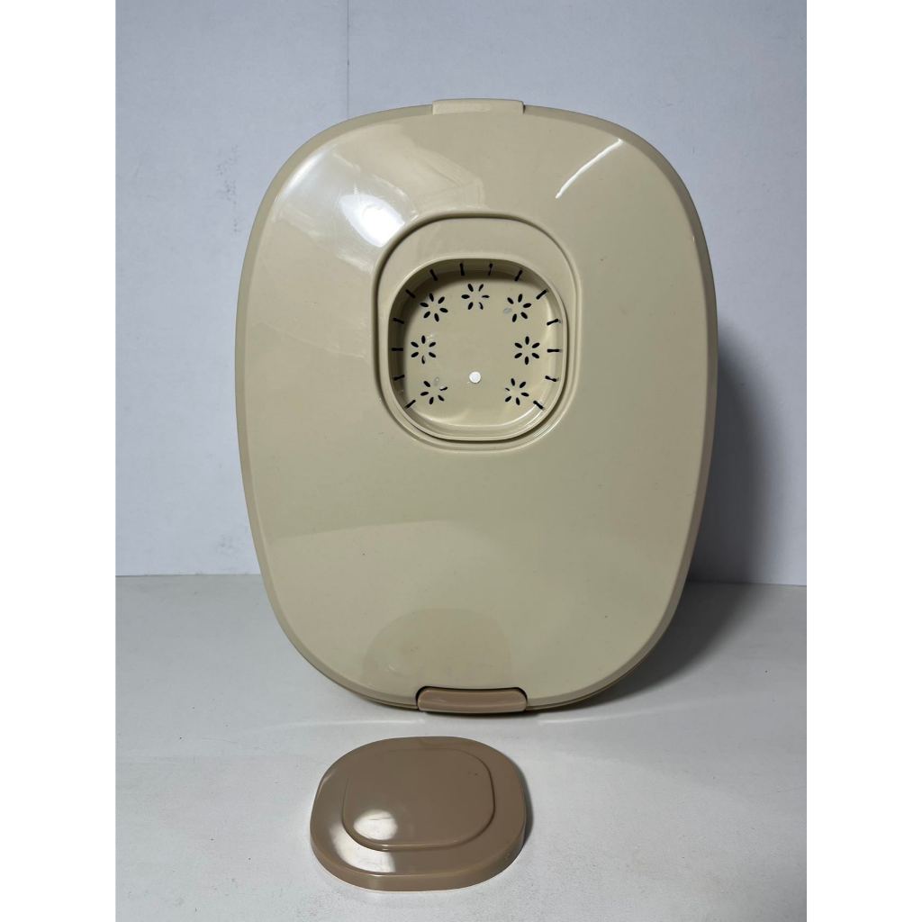 12 KG Rice Dispenser Storage/ Container Aesthetic Mocha Color with Rice ...