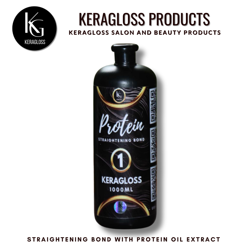 KERAGLOSS PROTEIN STRAIGHTENING BOND / BOND PROTEIN TREATMENT - 1000ML ...