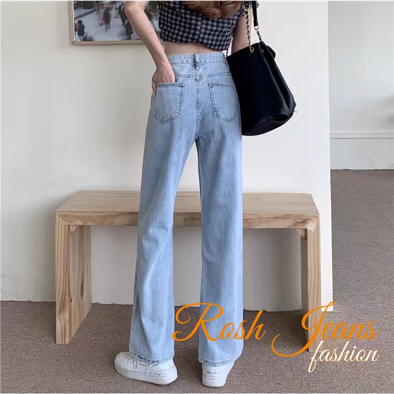 Rosh Jeans Baggy Wide leg pants for women women's high waist jeans ...