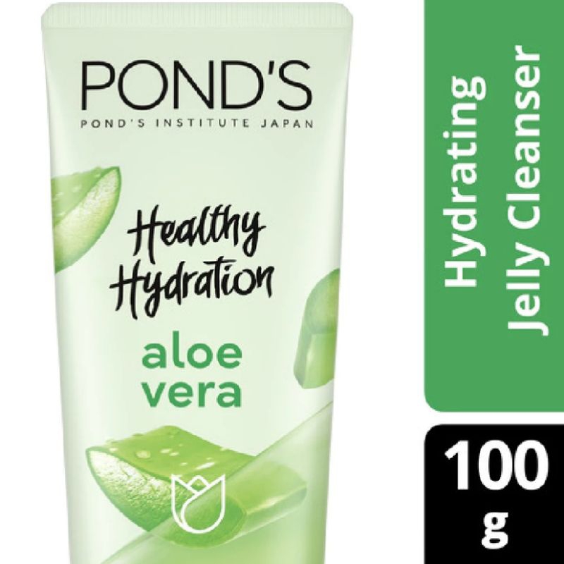 PONDS Healthy Hydration Aloe Vera Hydrating Jelly Cleanser 100g ...
