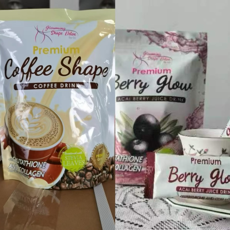 Glowming Shape Detox Premium Berry Glow / Premium Coffee Shape | Shopee ...