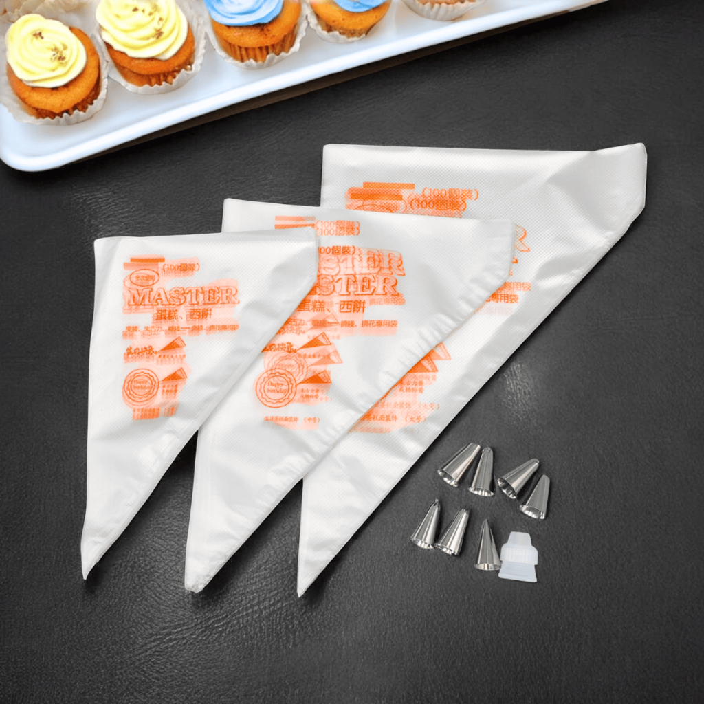 100pcs S/M/L Disposable Icing Piping Bag Cake Decorating Cupcake ...