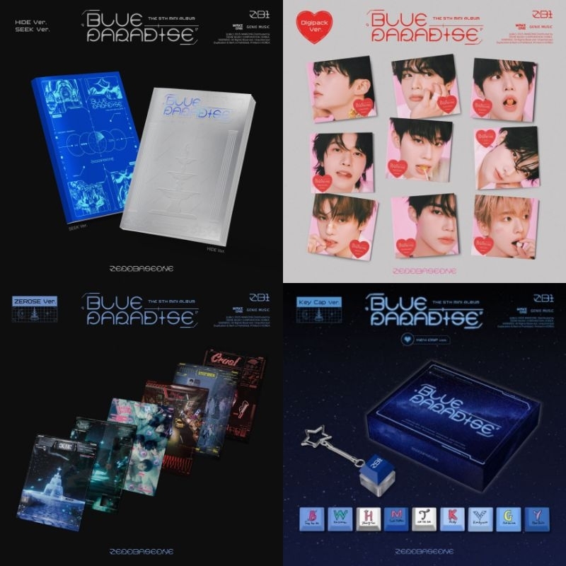 [ONHAND] ZEROBASEONE ZB1 5TH MINI ALBUM BLUE PARADISE | Shopee Philippines