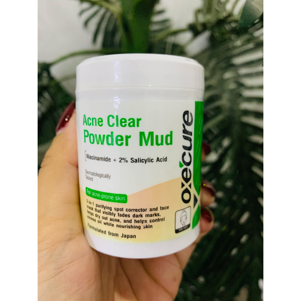 OXECURE Acne Clear Powder Mud 50g | Shopee Philippines
