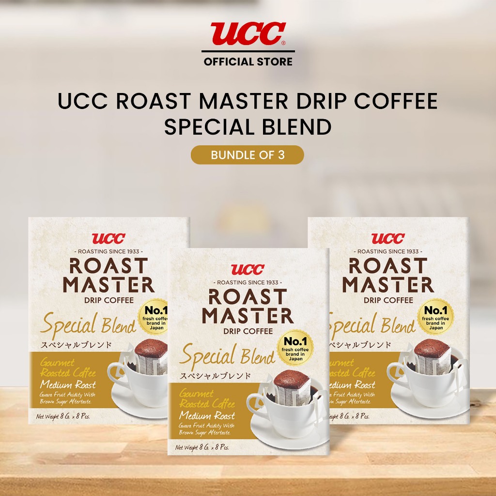 UCC Roast Master Drip Coffee Special 8g (Bundle of 3) | Shopee Philippines