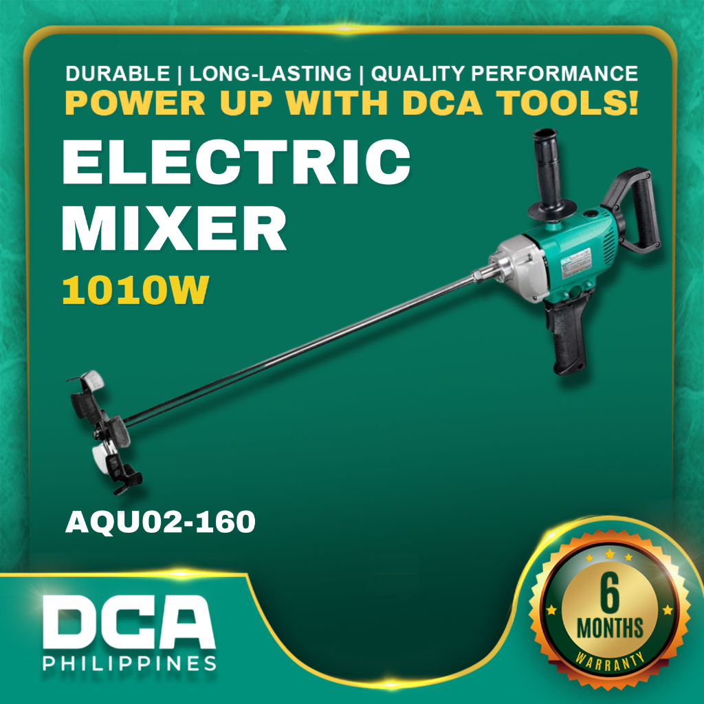 DCA AQU02-160 Electric Mixer 1010W - Powerful Handheld Mixer for ...