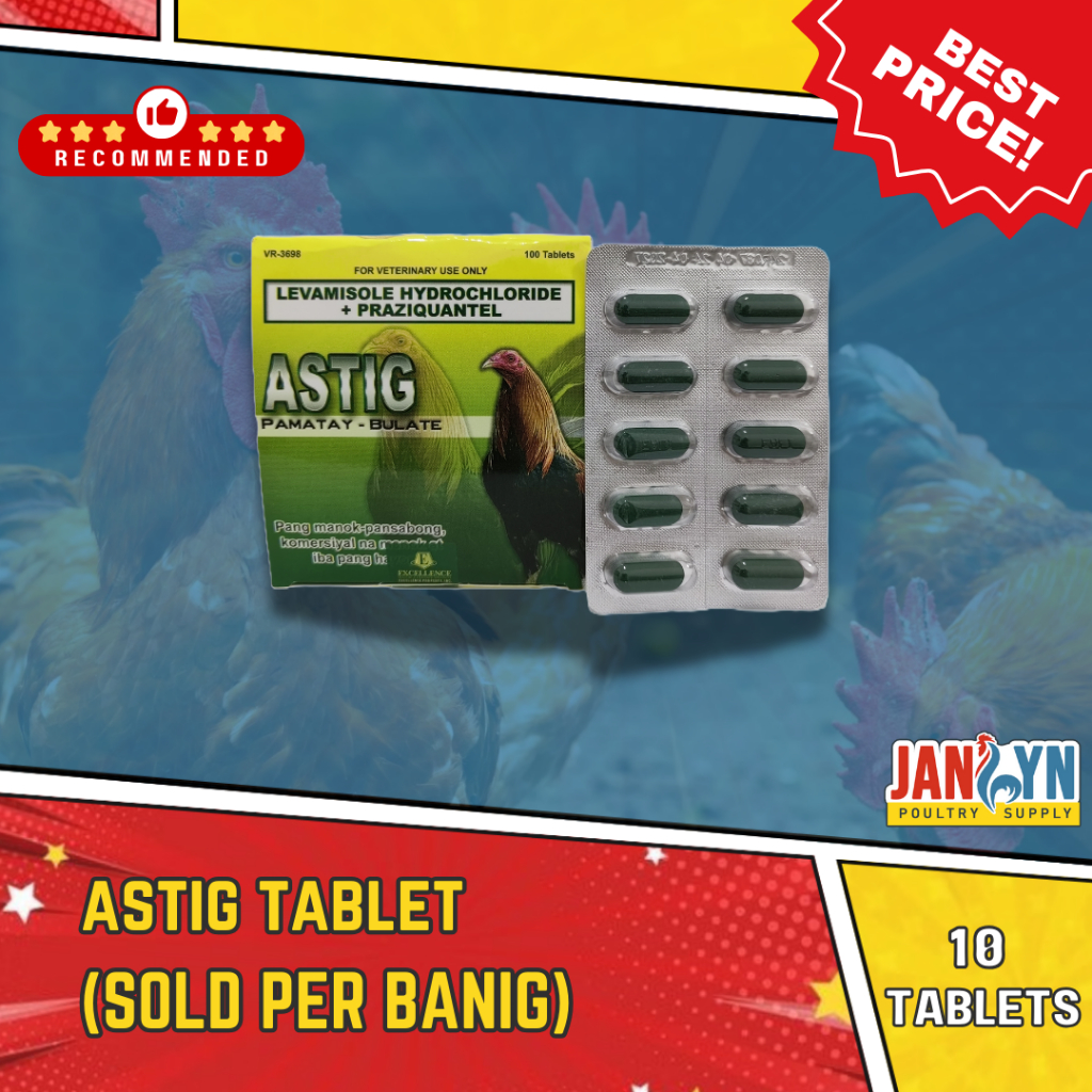 Astig Tablet Dewormer - 10 Tablets per Banig | Shopee Philippines