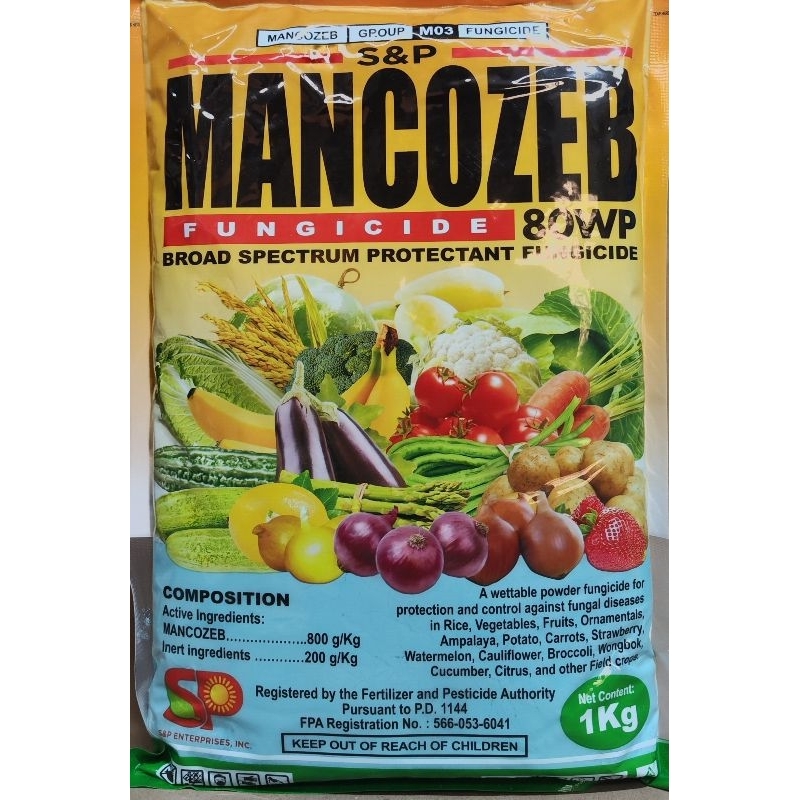S&P Mancozeb 80 WP(Blue) - 1Kg / Mancozeb Blue Fungicide | Shopee ...