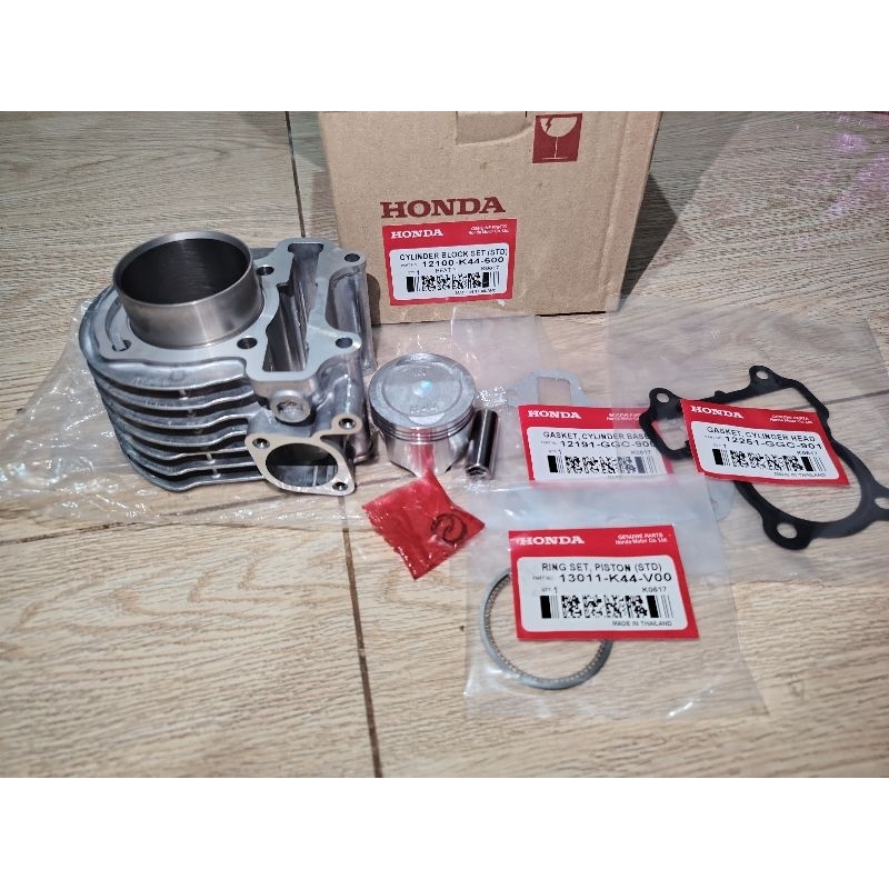 Honda genuine CYLINDER BLOCK KIT SET for HONDA BEAT Fi (Thailand ...