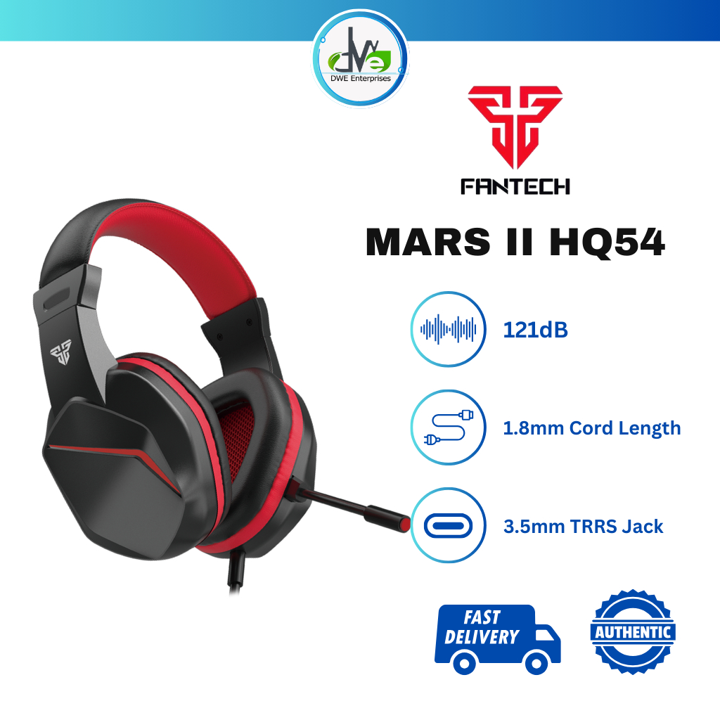 FANTECH MARS II HQ54 GAMING HEADSET WITH MIC | Shopee Philippines